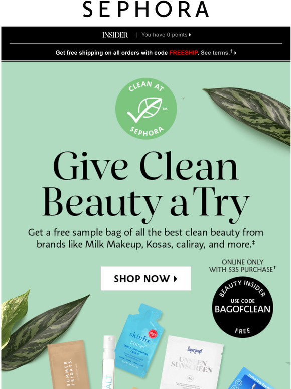 Sephora: Get a FREE clean sample bag packed with faves from Kosas and ...