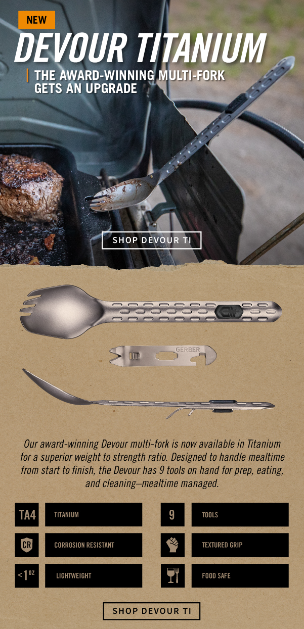 Gerber Gear: Introducing the Devour Titanium. | Milled