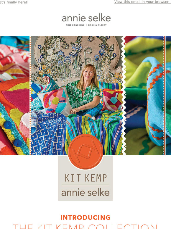 Pine Cone Hill: Introducing: The Kit Kemp Collection for Annie Selke ...