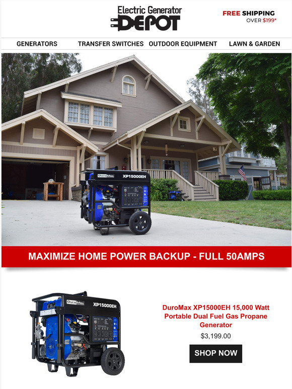 electric generator depot: The Most POWERFUL Dual Fuel Generator | Milled