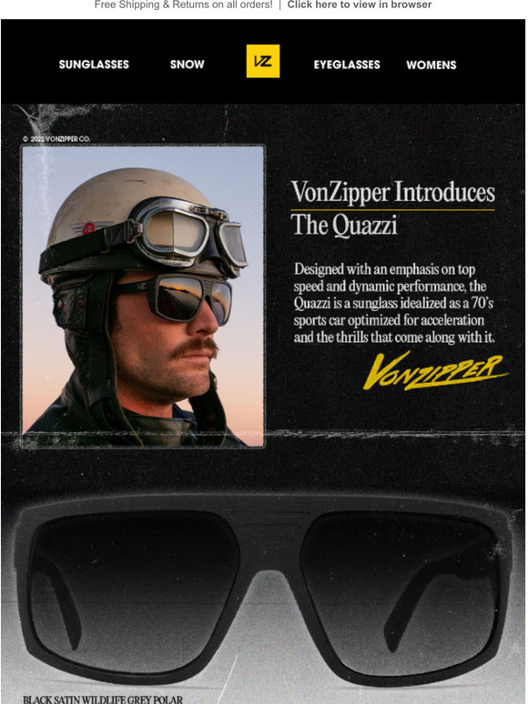 VonZipper: Introducing The Quazzi | Milled