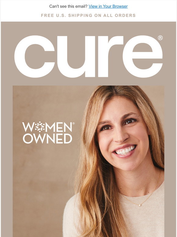 Cure Hydration: Proudly Women-Owned | Milled