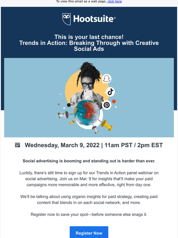 Hootsuite: Learn from the prosjoin our social advertising webinar | Milled