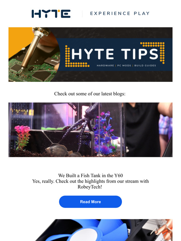 HYTE: We Built a Real Fish Tank in the Y60 | Milled