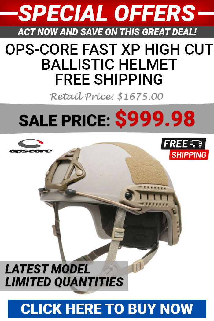Botach Tactical: Special Offers! Ops-Core FAST XP Ballistic Helmet ...