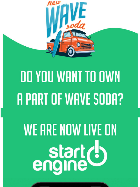 Wave Soda: You Can Now Invest In Wave Soda | Milled