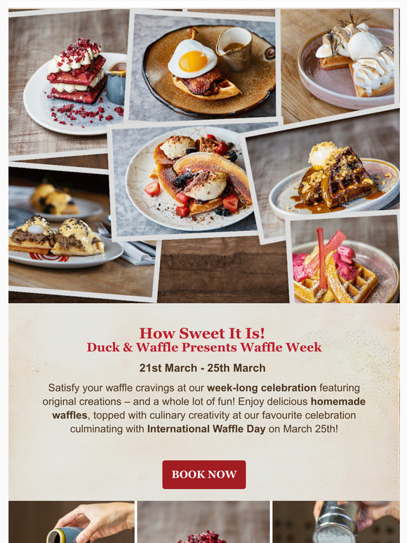 Duck and Waffle: Waffles, Waffles, and More Waffles! Waffle Week Begins ...