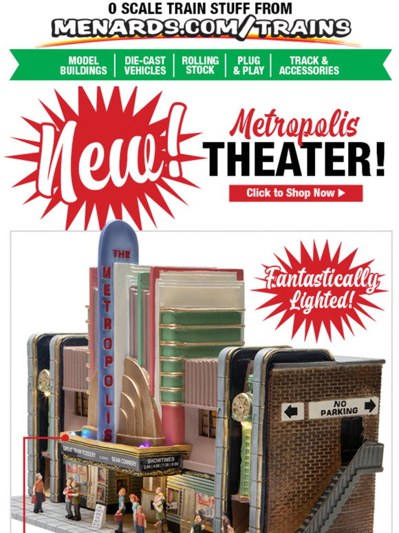 Menards: NEW! Metropolis Theater With 11% OFF* | Milled