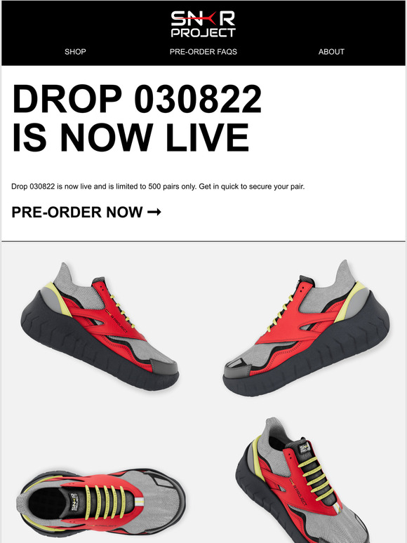 SNKR Project: NOW LIVE: Our first drop of 2022! | Milled