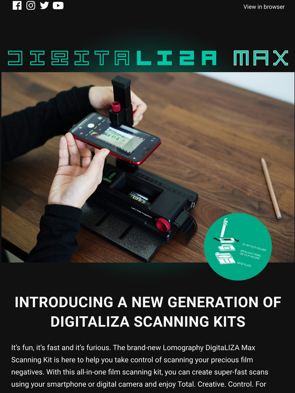 Lomography: Meet the NEW DigitaLIZA Max film Scanning Solution | Milled