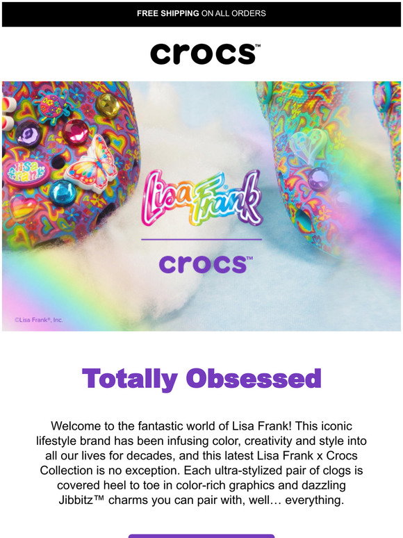 Crocs: Meet the *ICONIC* Lisa Frank | Milled