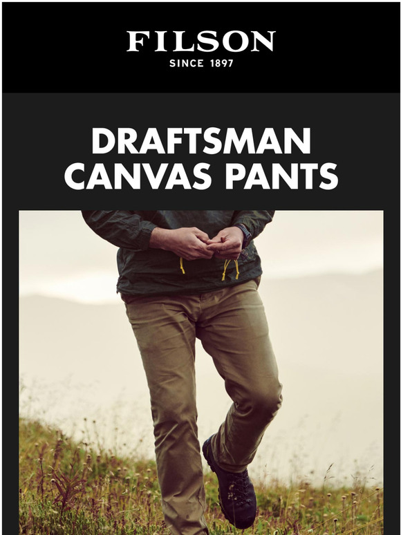 Filson: Draftsman Canvas Pants | Milled
