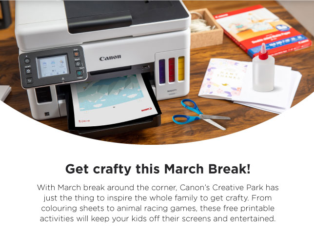 Canon: Fun printable crafts the whole family will enjoy! | Milled