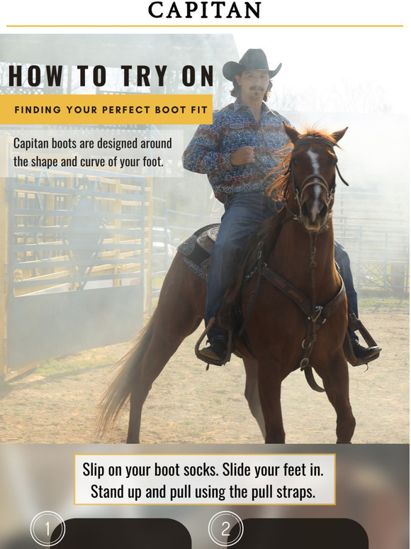 Capitan Boots: How to Try on your boot | Milled