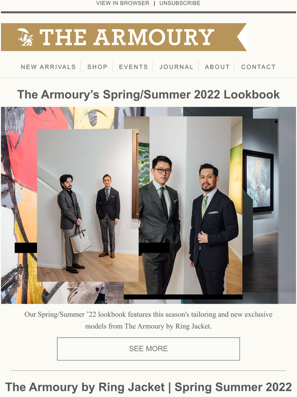 The Armoury: The Armourys Spring/Summer 2022 Lookbook | Shop New ...