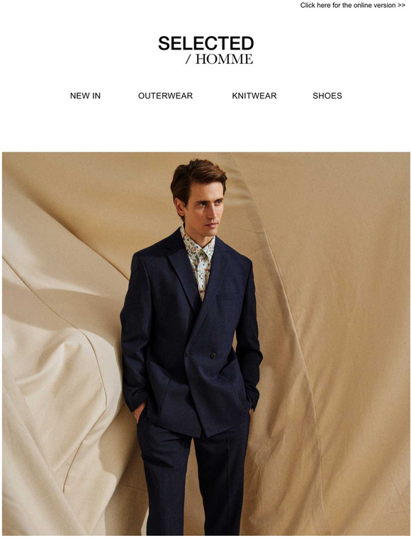 SELECTED HOMME: New: Advanced tailoring | Milled