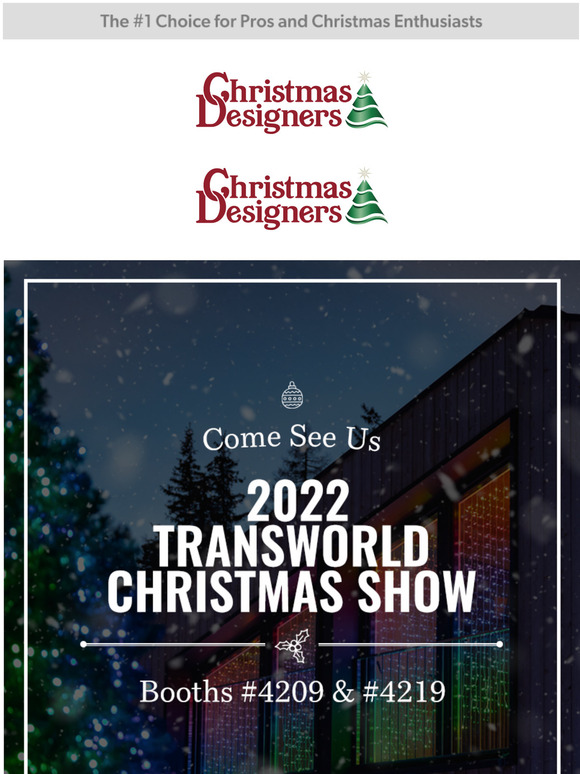 Christmas Designers: Come See Christmas Designers at TransWorld 2022 ...