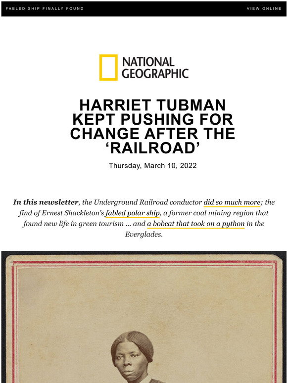 National Geographic: Historians uncover new secrets about Harriet ...