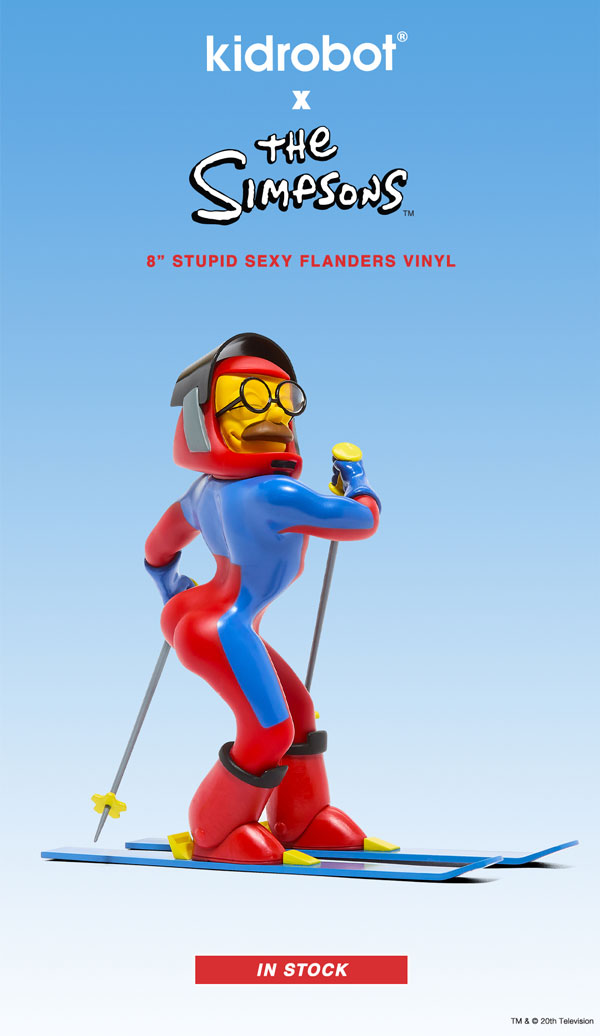 Kidrobot: The Simpsons Stupid Sexy Flanders 8" Vinyl Figures | Milled