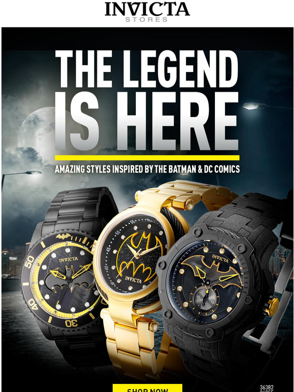 Invicta: The Batman Is Here At Invicta Stores | Milled