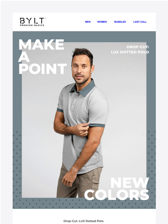 BYLT Basics: NEW Colors Dotted Polo | Milled