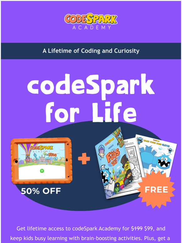 The Foos Lifetime Access To Codespark Academy Milled