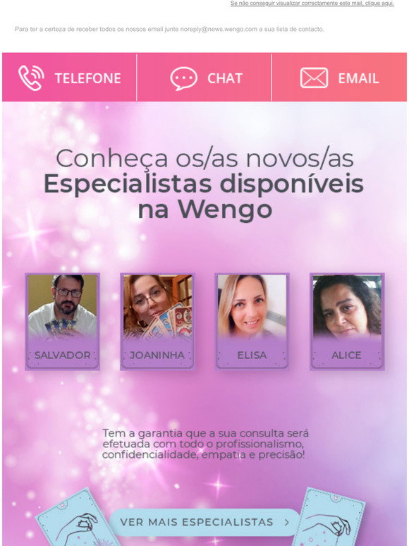 Wengo: Descubra os Novos Tarlogos da Wengo | Milled