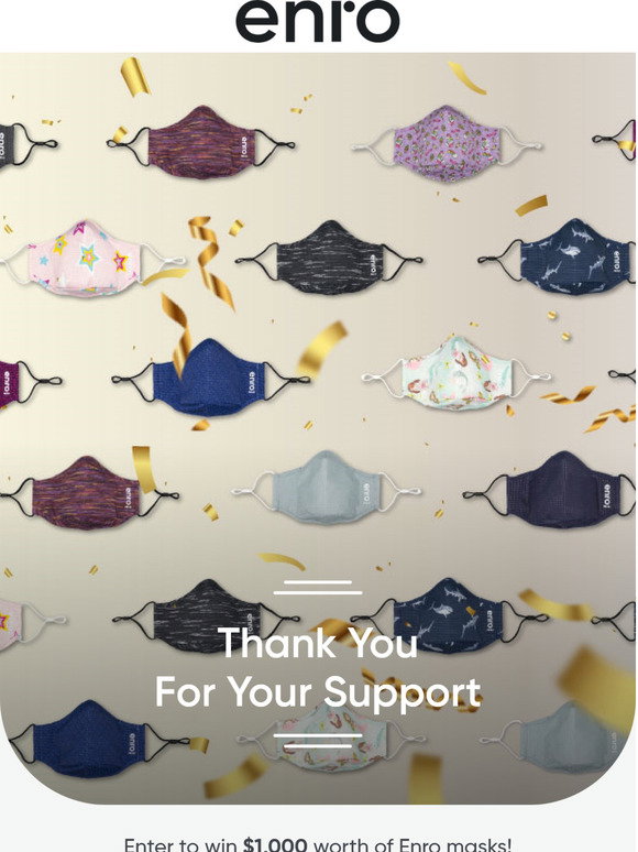 ENRO: One Million Masks SoldThank You! | Milled