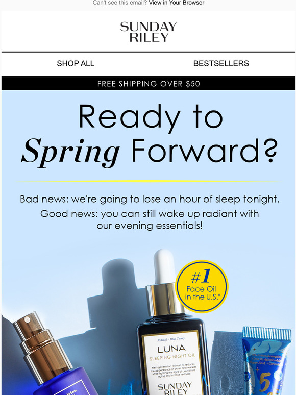 Sunday Riley: A skincare routine that springs forward | Milled