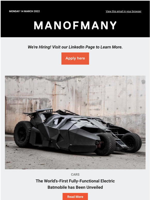 Man of Many: The Worlds-First Fully-Functional Electric Batmobile has ...