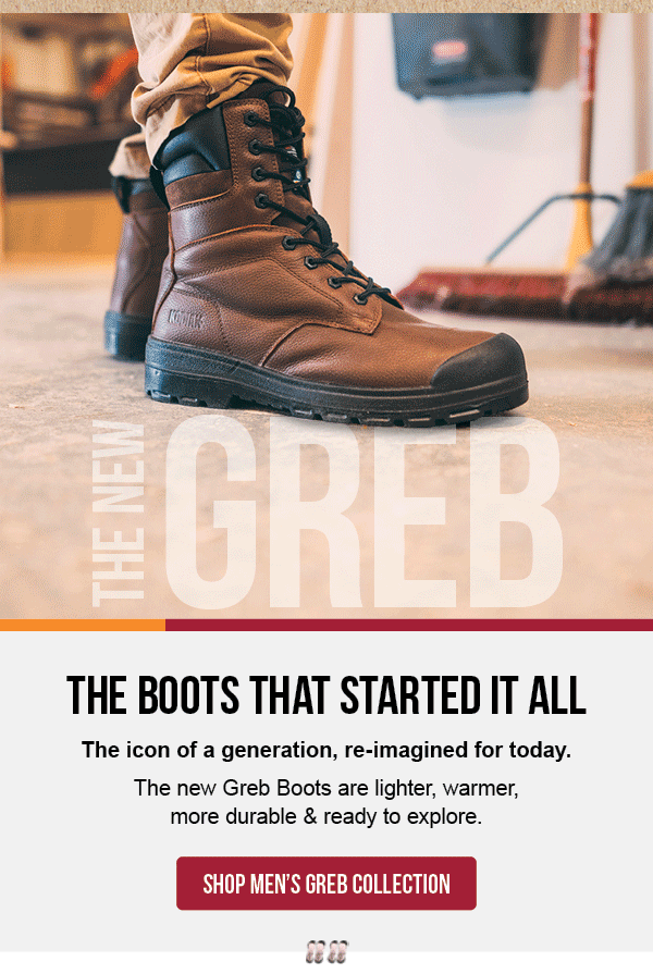 Kodiak Boots: Inspired by 50 years of progress. The Kodiak Greb is back ...