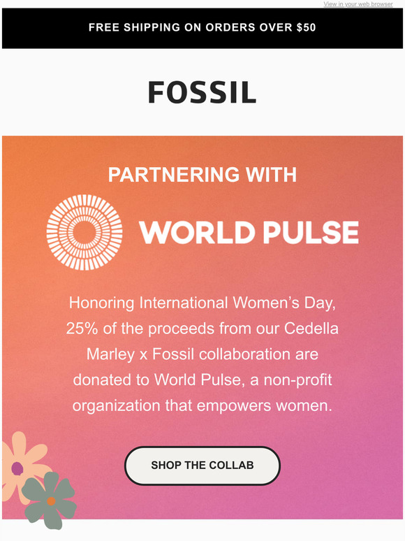 Fossil: A Collab to Empower Women | Milled