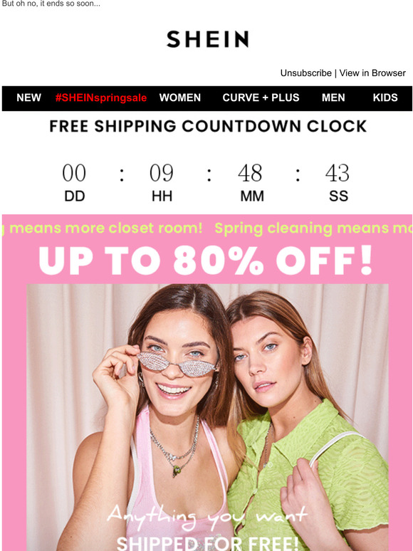 SHEIN Email Newsletters: Shop Sales, Discounts, and Coupon Codes