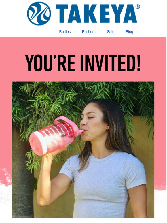 Takeya: You're Invited: Water bottle Workout W/ Stef Corgel | Milled