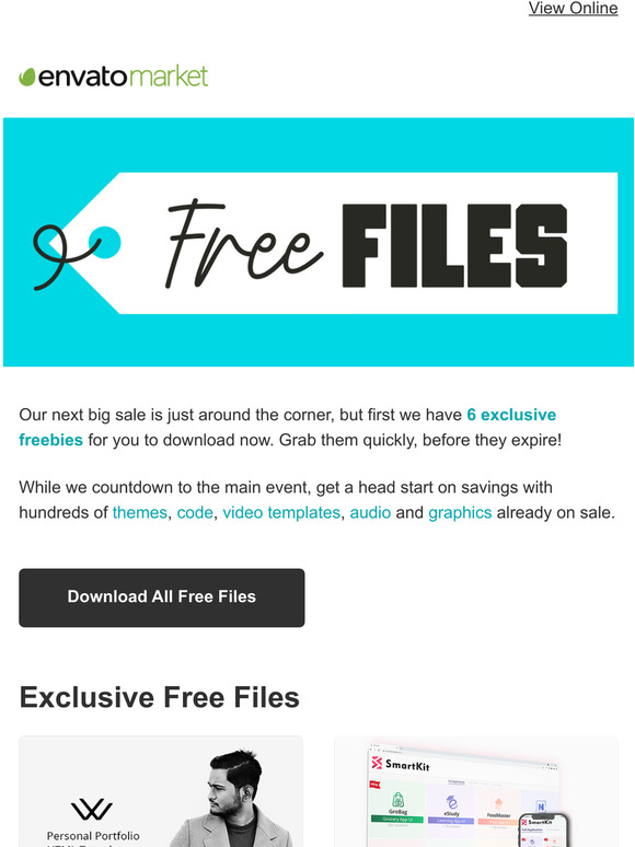 Envato: Exclusive: 6 Free Files For -Plus Exciting News... | Milled