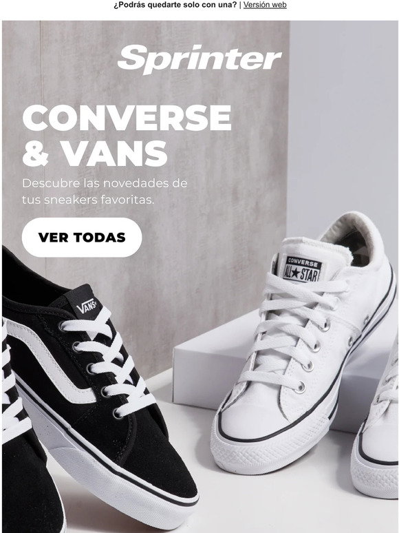 Sprinter: Converse o Vans? | Milled