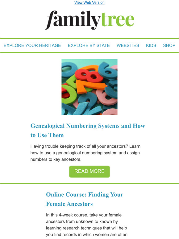 Family Tree Magazine: Genealogical Numbering Systems and How to Use ...