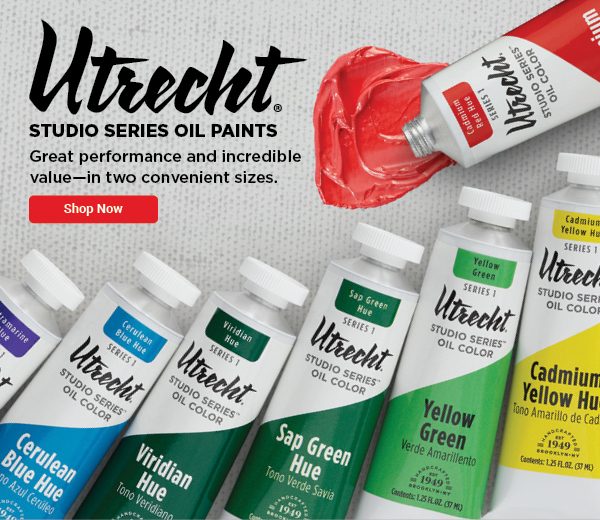Blick: Utrecht Studio Series Oils | Every studio. Every scale. | Milled