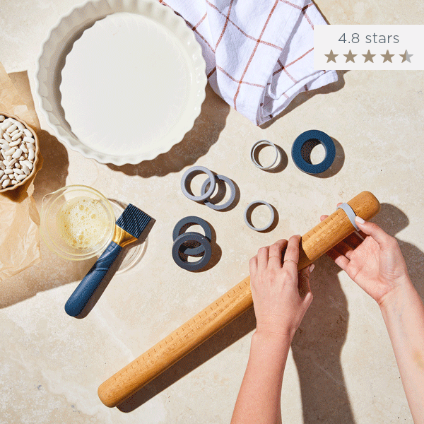 Food52: This rolling pin makes pie crust easy as...you know. | Milled