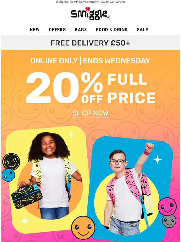 Smiggle: In need of NEW? Check out our Be Kind & Smile collection | Milled