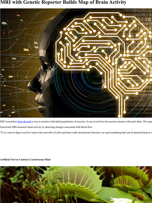 Thrivous: Pulse 244: MRI with Genetic Reporter Builds Map of Brain ...