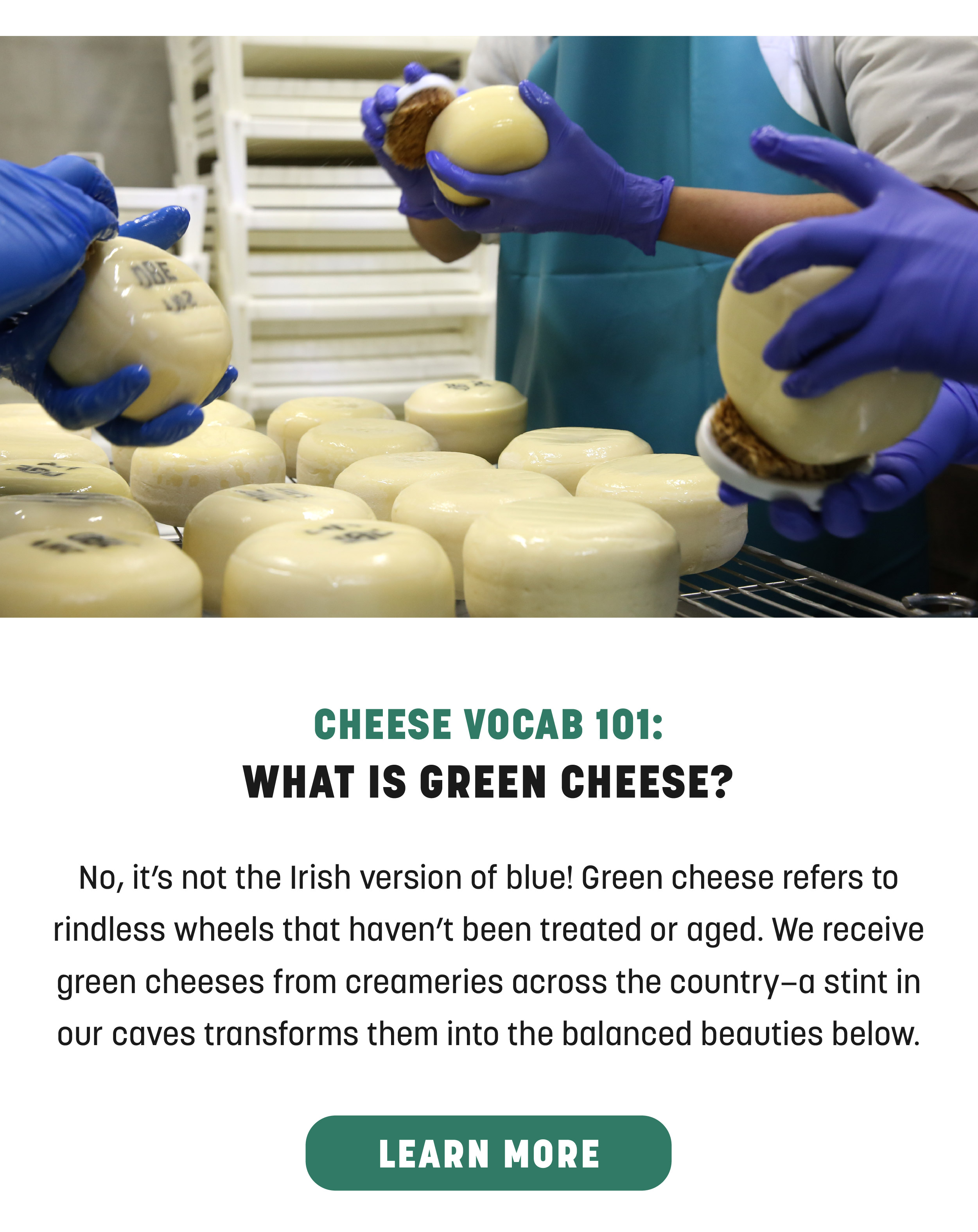 Murray's Cheese: What in the World Is Green Cheese? | Milled