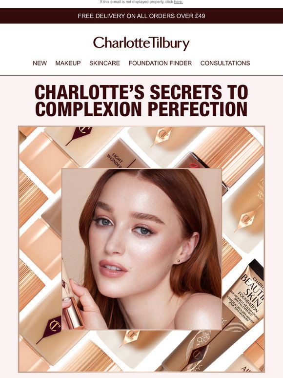 Charlotte Tilbury: Charlotte's Foundation Wardrobe! Find Your Perfect ...