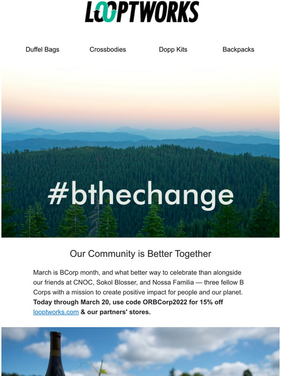 Looptworks: Celebrate B Corp month with friends! | Milled