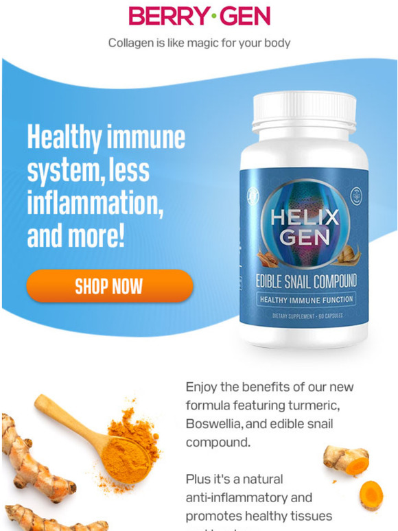 Berry Gen Restore: New Product Alert Helixgen Capsules | Milled