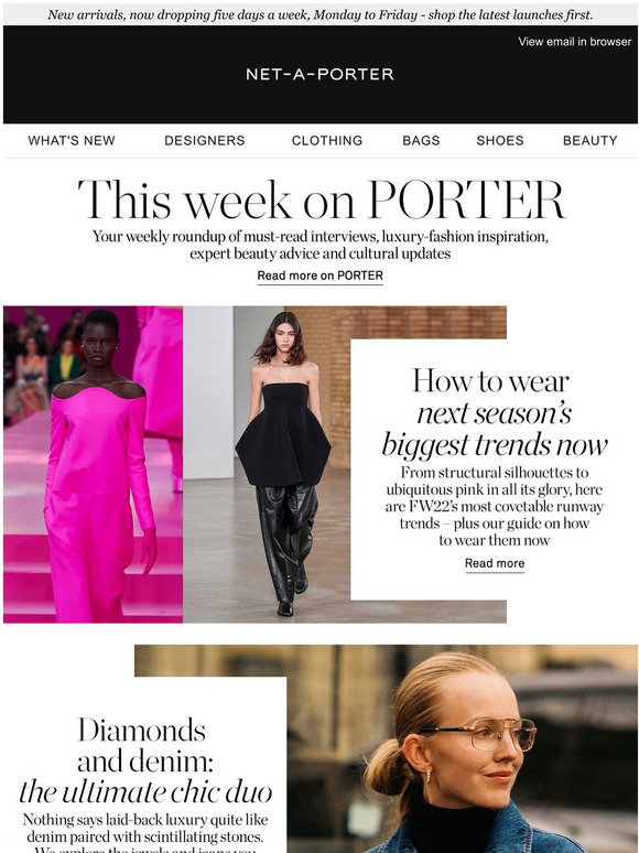 Net-A-Porter: How to wear next seasons biggest trends now | Milled