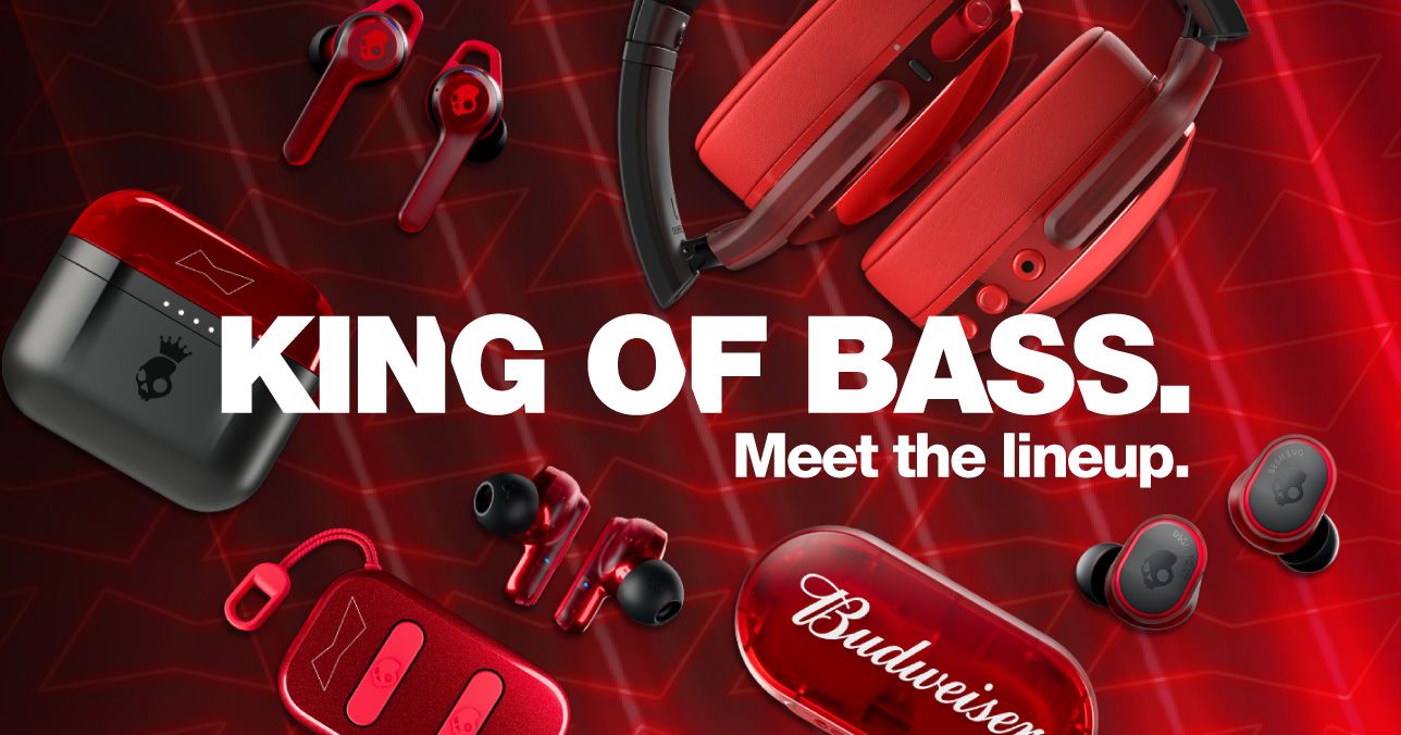 Skullcandy: Skullcandy x Budweiser collab - up close and personal. | Milled