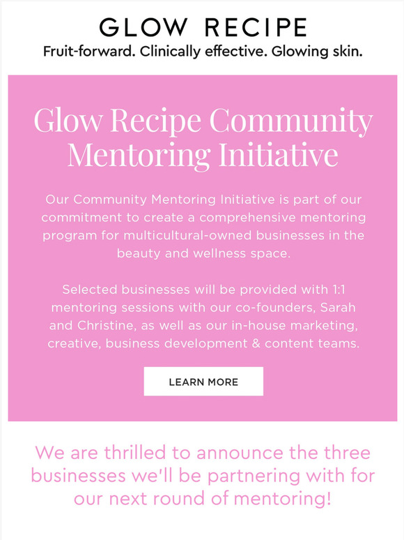 Glow Recipe Email Newsletters: Shop Sales, Discounts, and Coupon Codes