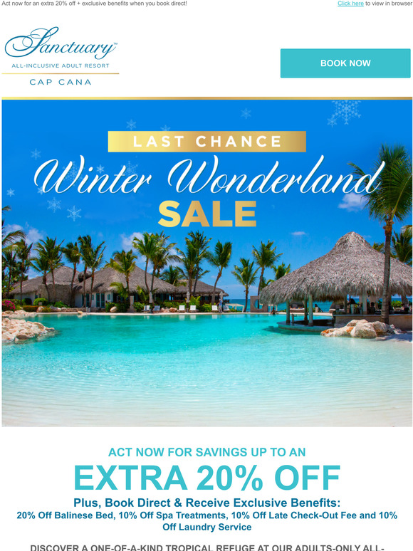 Playa Hotels & Resorts: Last Chance For Winter Savings at Our Tropical ...