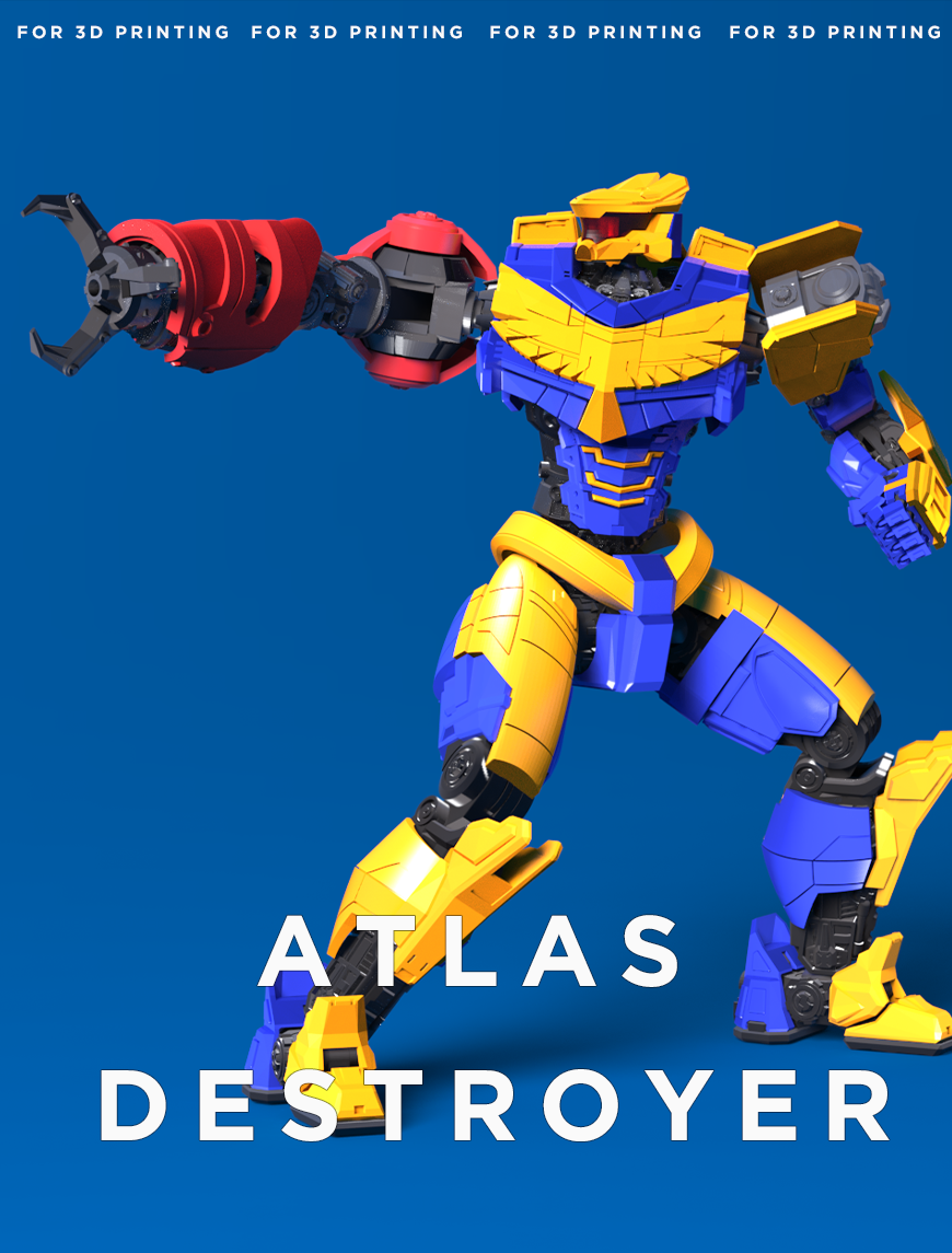 Gambody: Explore Fantastic Atlas Destroyer STL file is ready for 3D ...